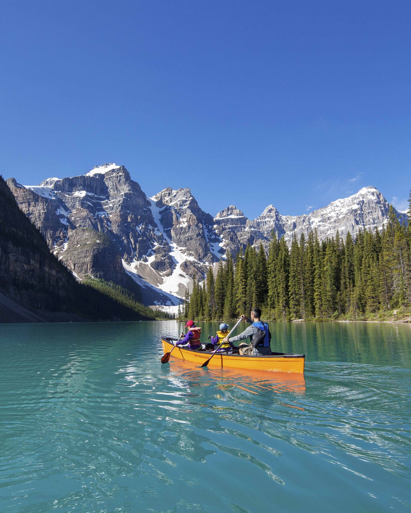 Moraine Lake Canoe